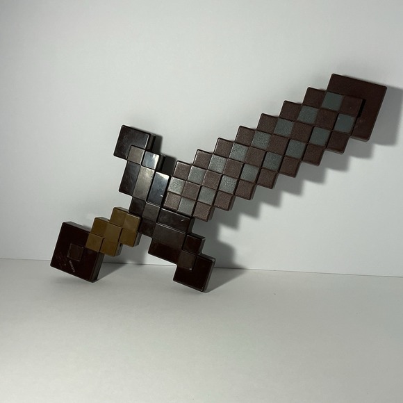 Toys | 16 Minecraft Plastic Netherite Sword Used | Poshmark